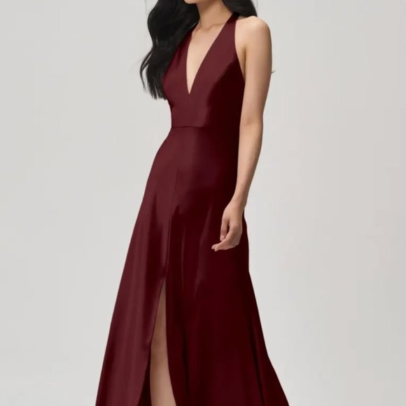 Jenny Yoo | Dresses | Jenny Yoo Corinne Dress Hibiscus Red Satin ...